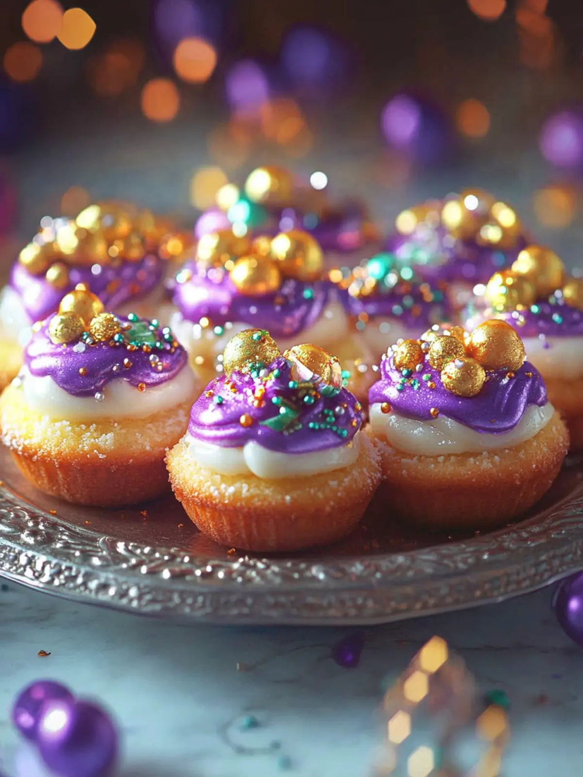 Mini King Cakes for Mardi Gras: Irresistibly Delicious Treats