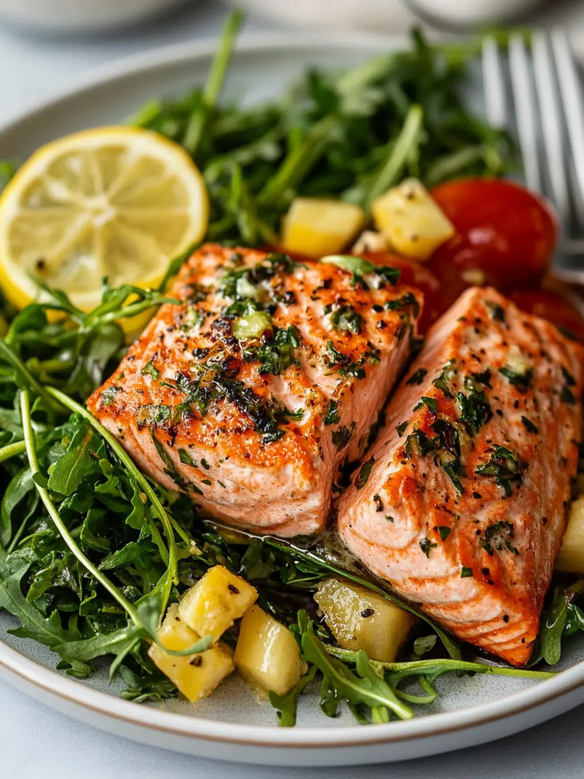 Delicious Greek Salmon in 20 Minutes: Easy and Fresh!