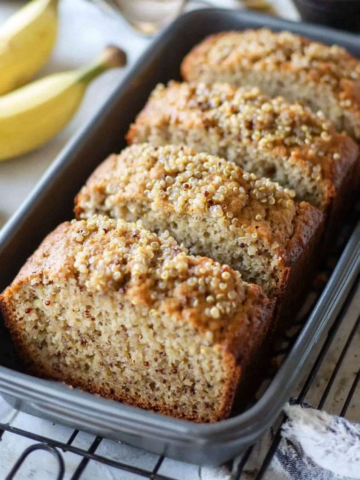 Irresistible Quinoa Banana Bread - Healthy & Delicious Treat