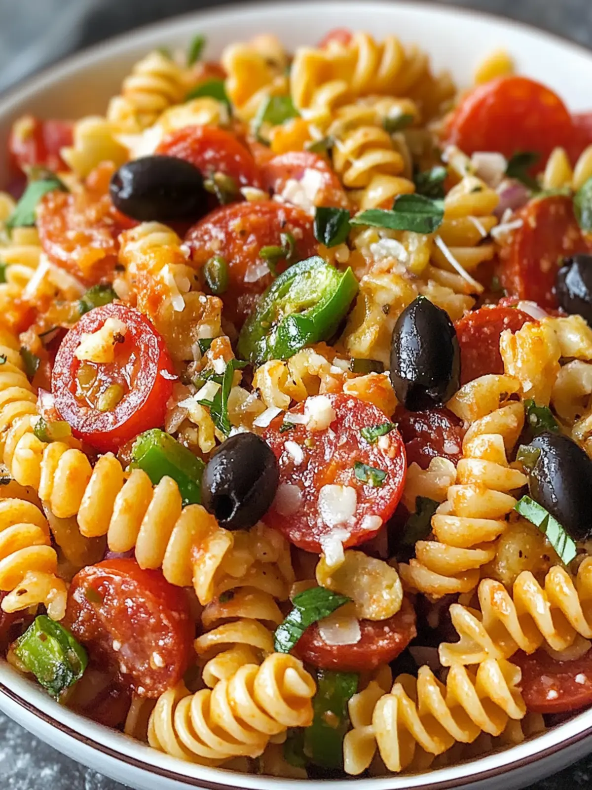 Irresistible Pizza Pasta Salad for Delicious Summer Fun