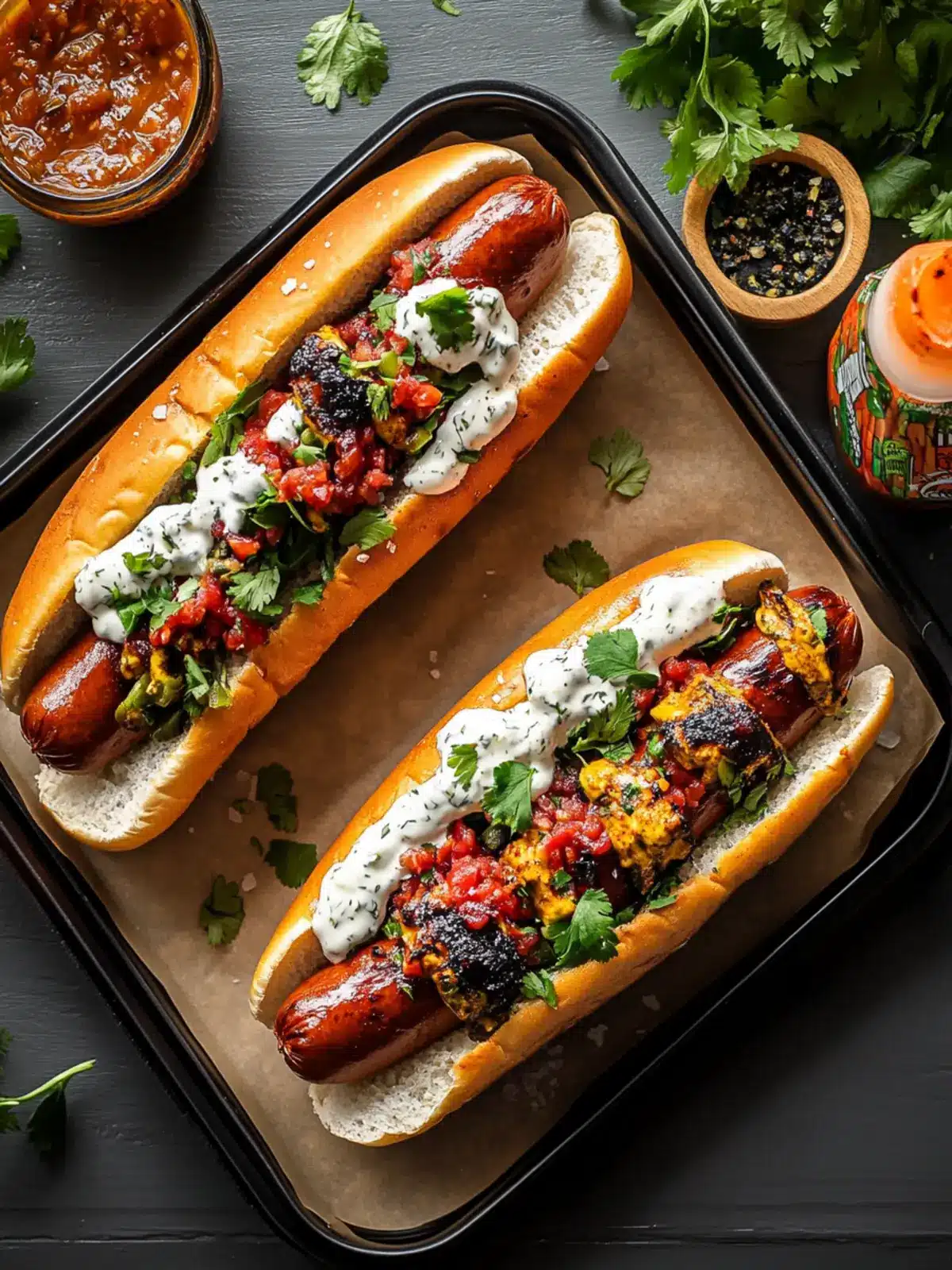Ultimate Vegan Bonfire Night Carrot Hot Dogs with Smoky Salsa