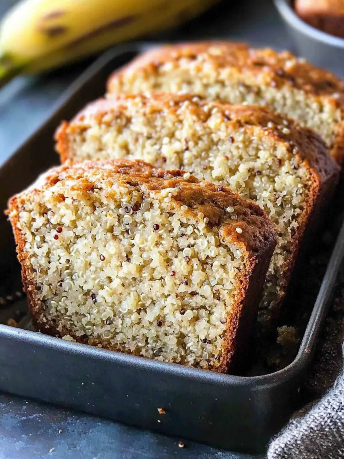 Irresistible Quinoa Banana Bread - Healthy & Delicious Treat