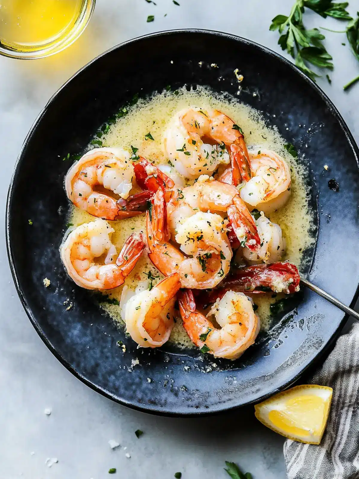 Delicious Prosecco Butter Poached Shrimp for Special Gatherings
