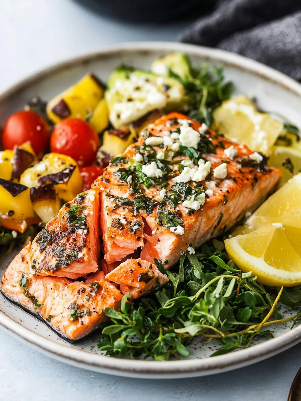 Delicious Greek Salmon in 20 Minutes: Easy and Fresh!