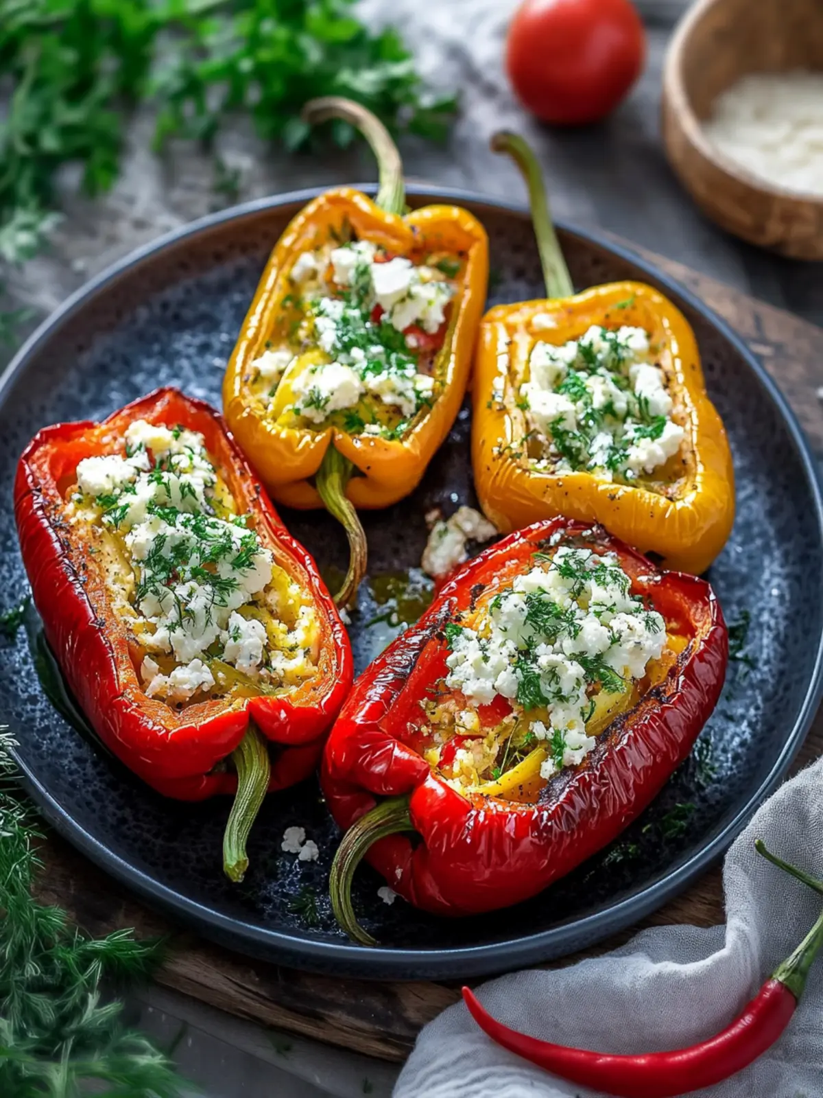Irresistible Feta Stuffed Peppers for a Delicious Meal