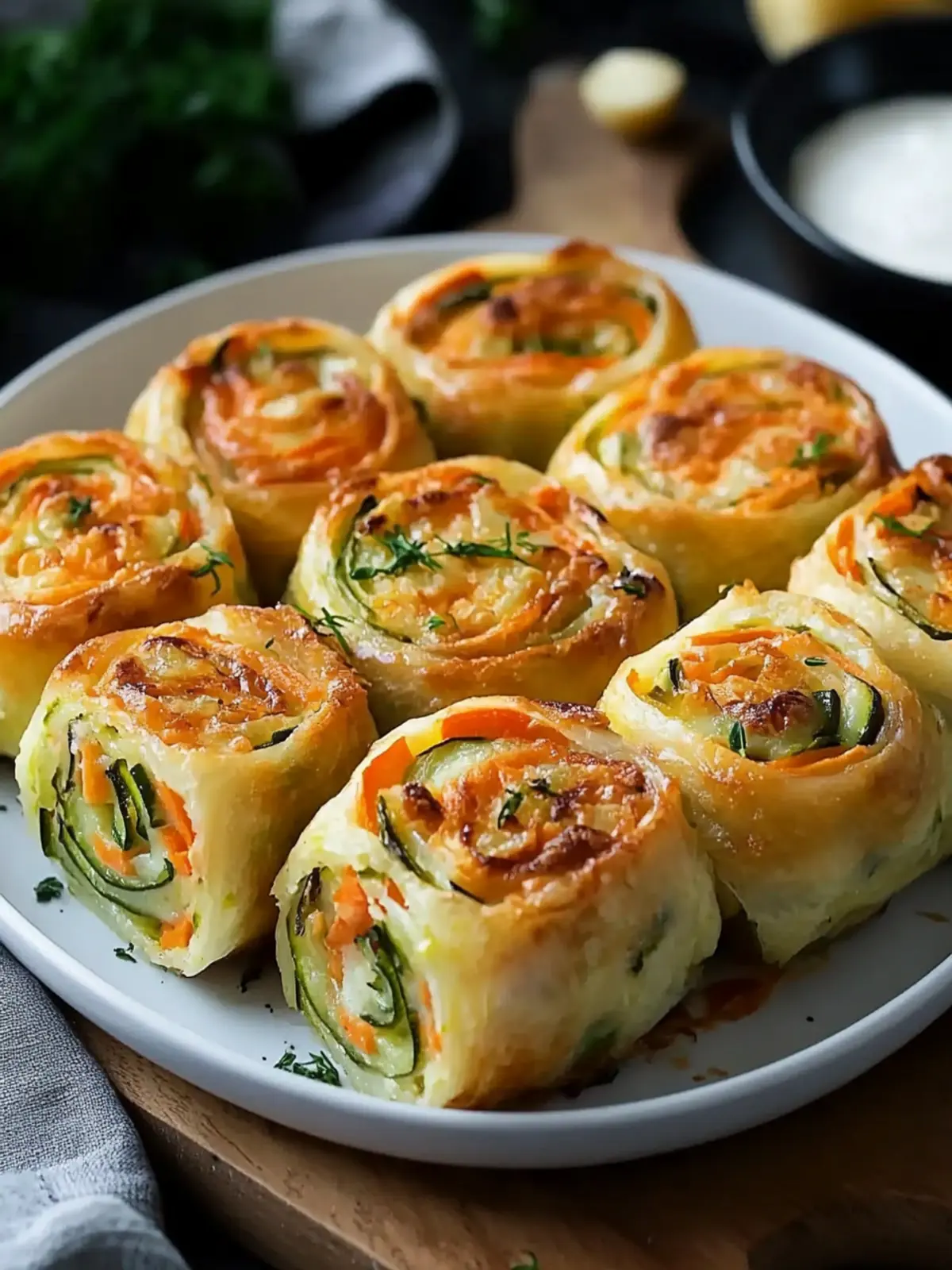 Irresistible Cheesy Baked Vegetable Rolls for Easy Dinners
