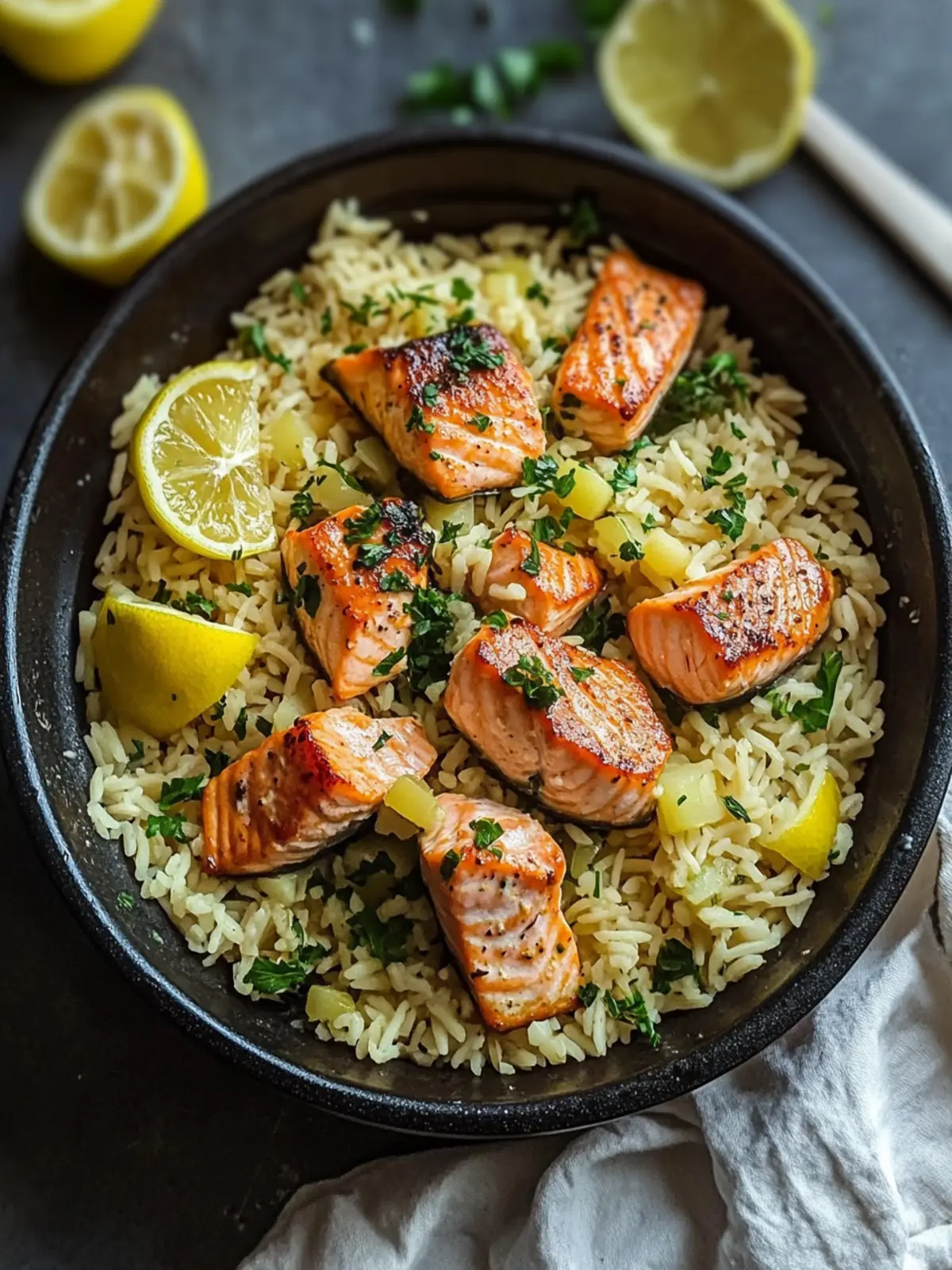 Irresistible One Pot Salmon and Rice: A Delicious Weeknight Dinner