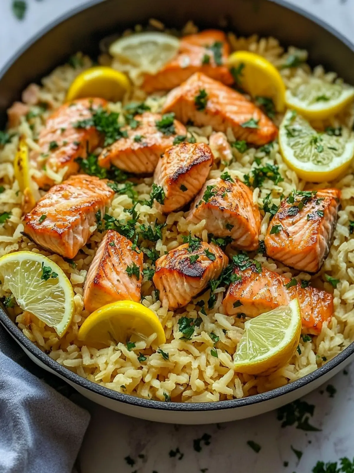 Irresistible One Pot Salmon and Rice: A Delicious Weeknight Dinner