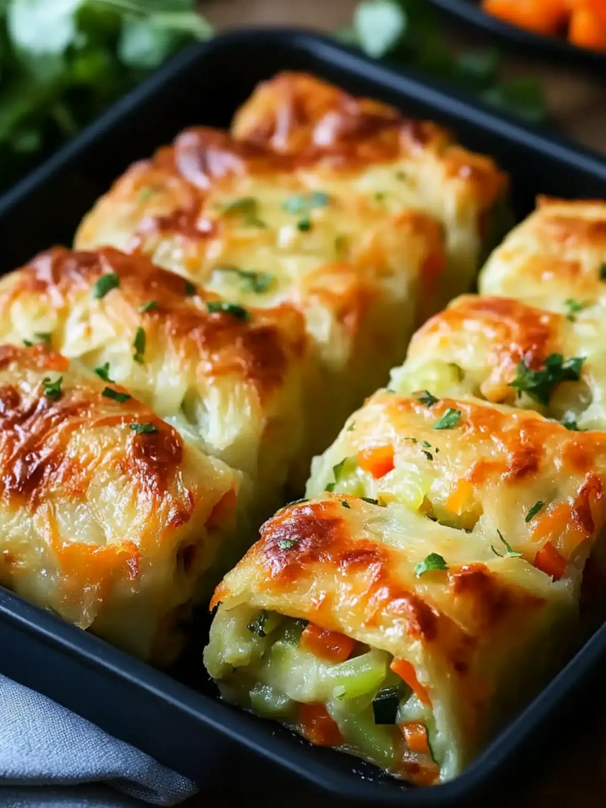 Irresistible Cheesy Baked Vegetable Rolls for Easy Dinners