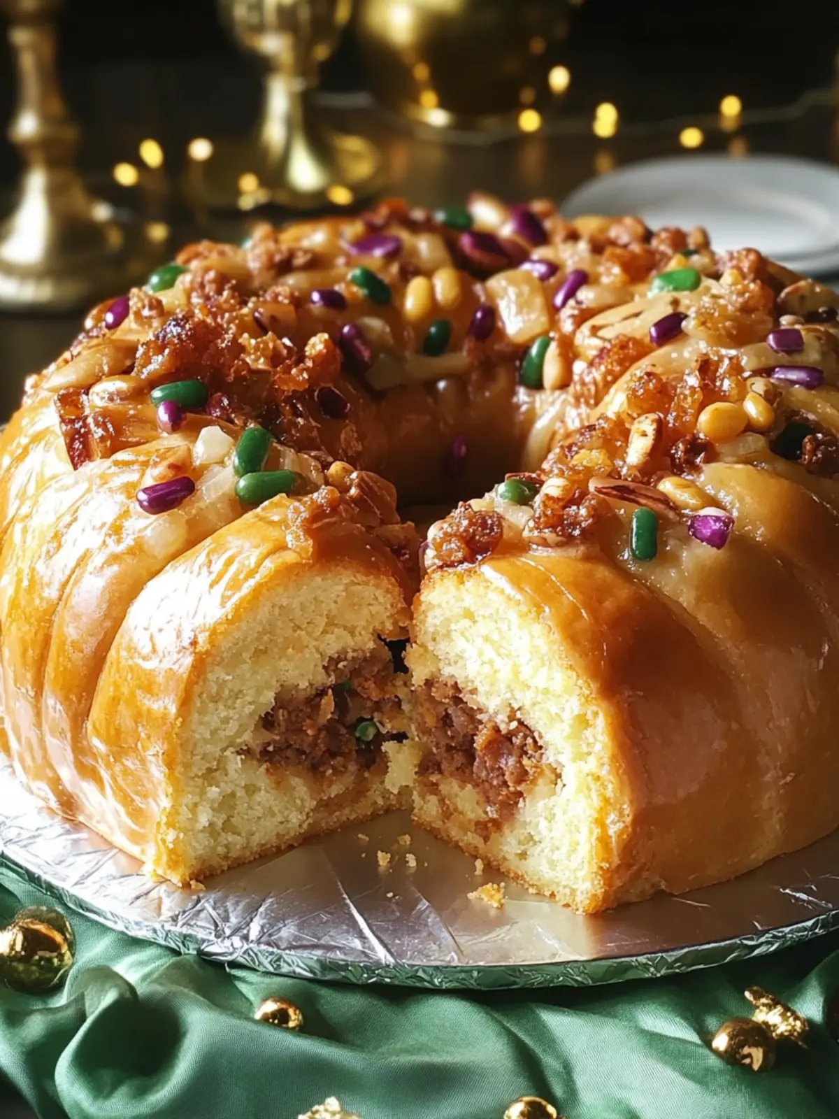 Irresistible Boudin Stuffed King Cake: A Savory-Sweet Treat