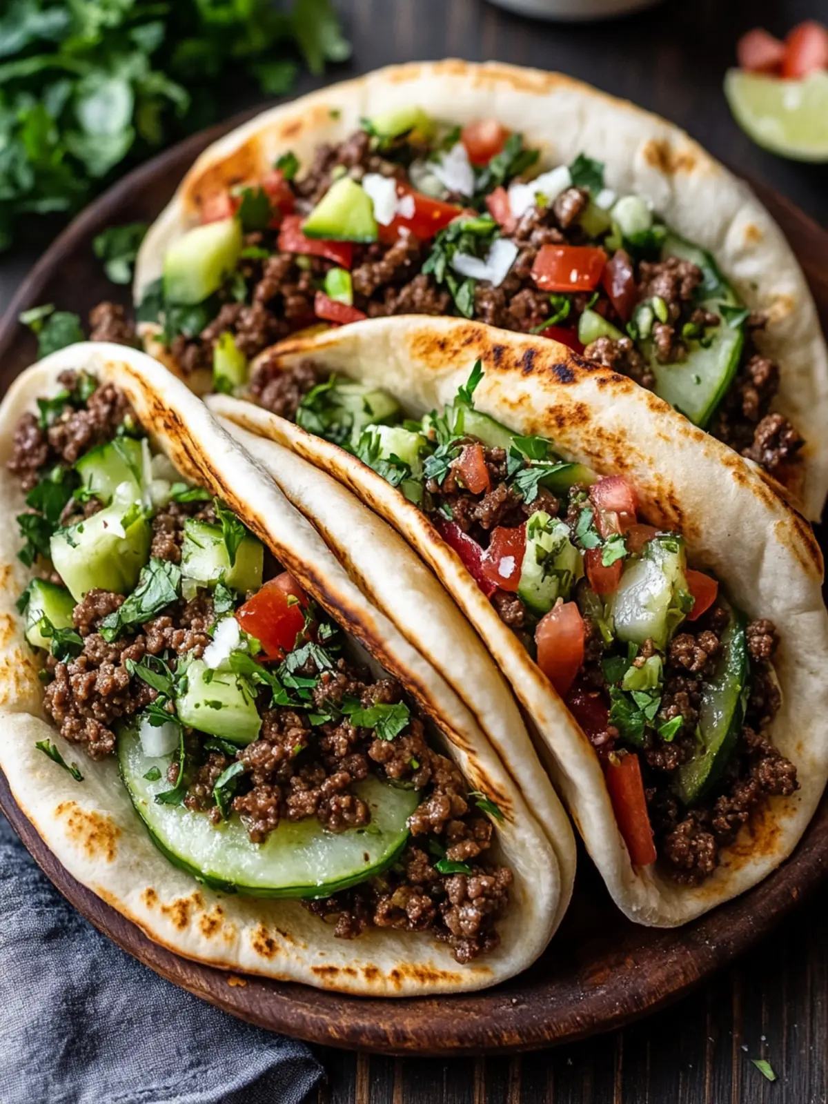 Ultimate Mediterranean Ground Beef Pita Pockets - Deliciously Easy