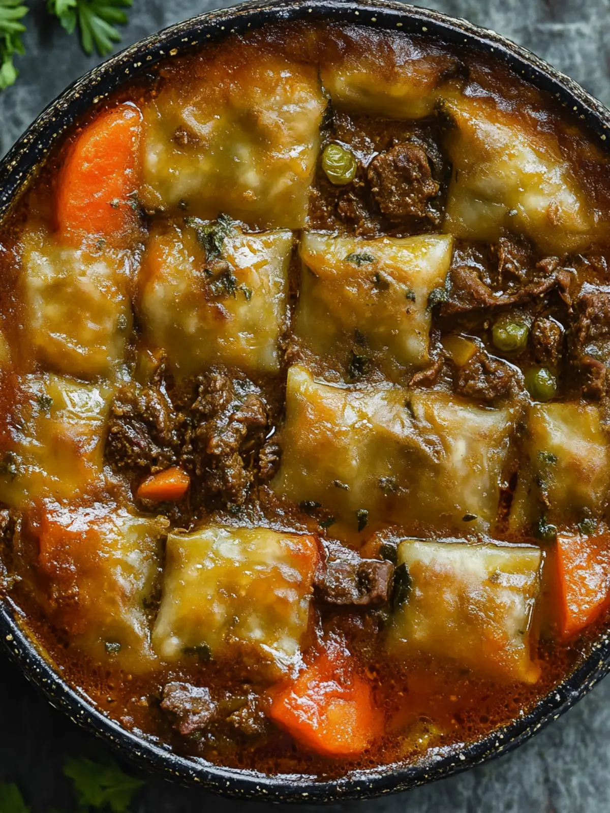Irresistible Egyptian Beef Goulash in Flaky Phyllo Crust