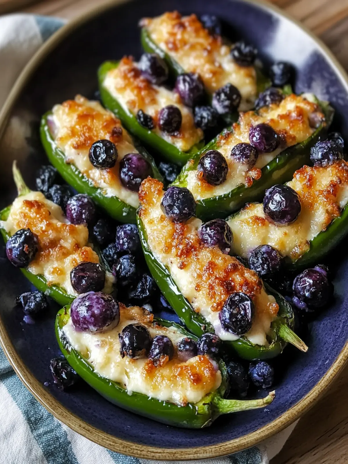 Irresistible Blueberry Brie Jalapeño Poppers to Wow Your Guests