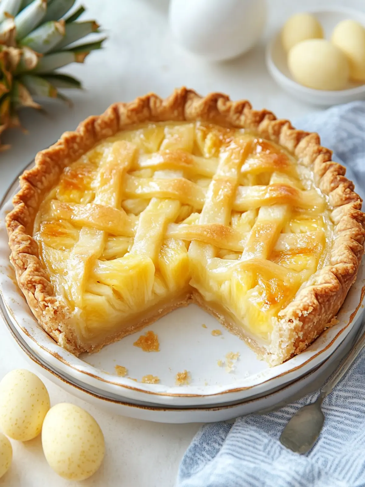 Ultimate Fluffy Easter Pineapple Pie for a Delicious Twist