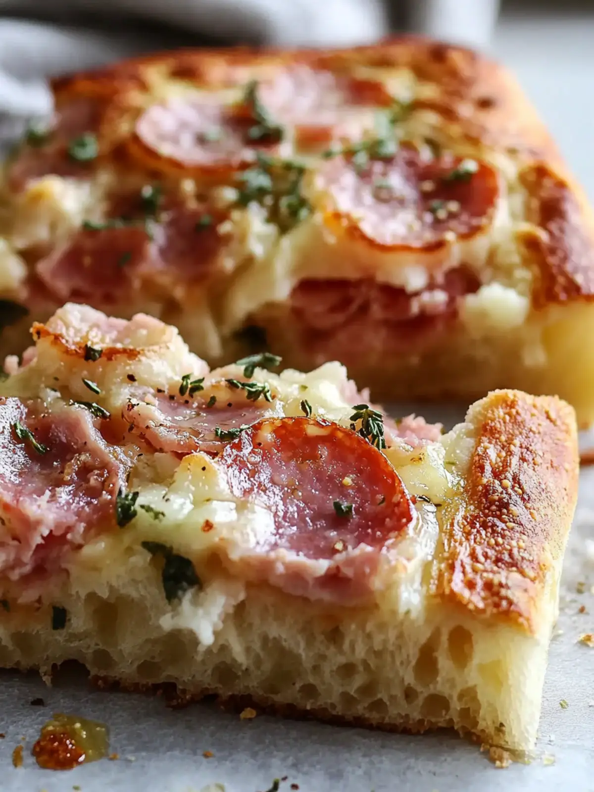 Irresistible Mortadella Focaccia Sandwich: A Delicious Escape