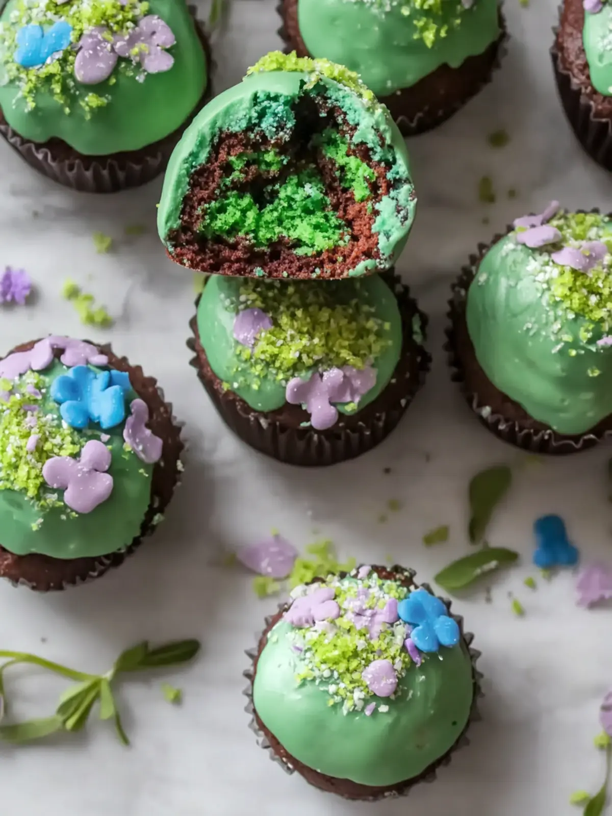 Irresistible Earth Day Cake Bites for Delicious Family Fun