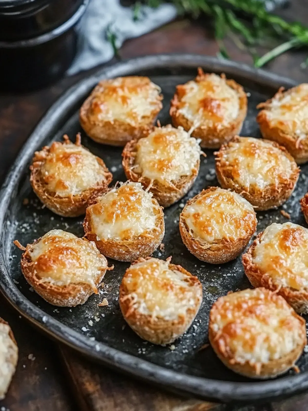 Easy Cheesy Parmesan Rye Cocktail Bites for Any Gathering