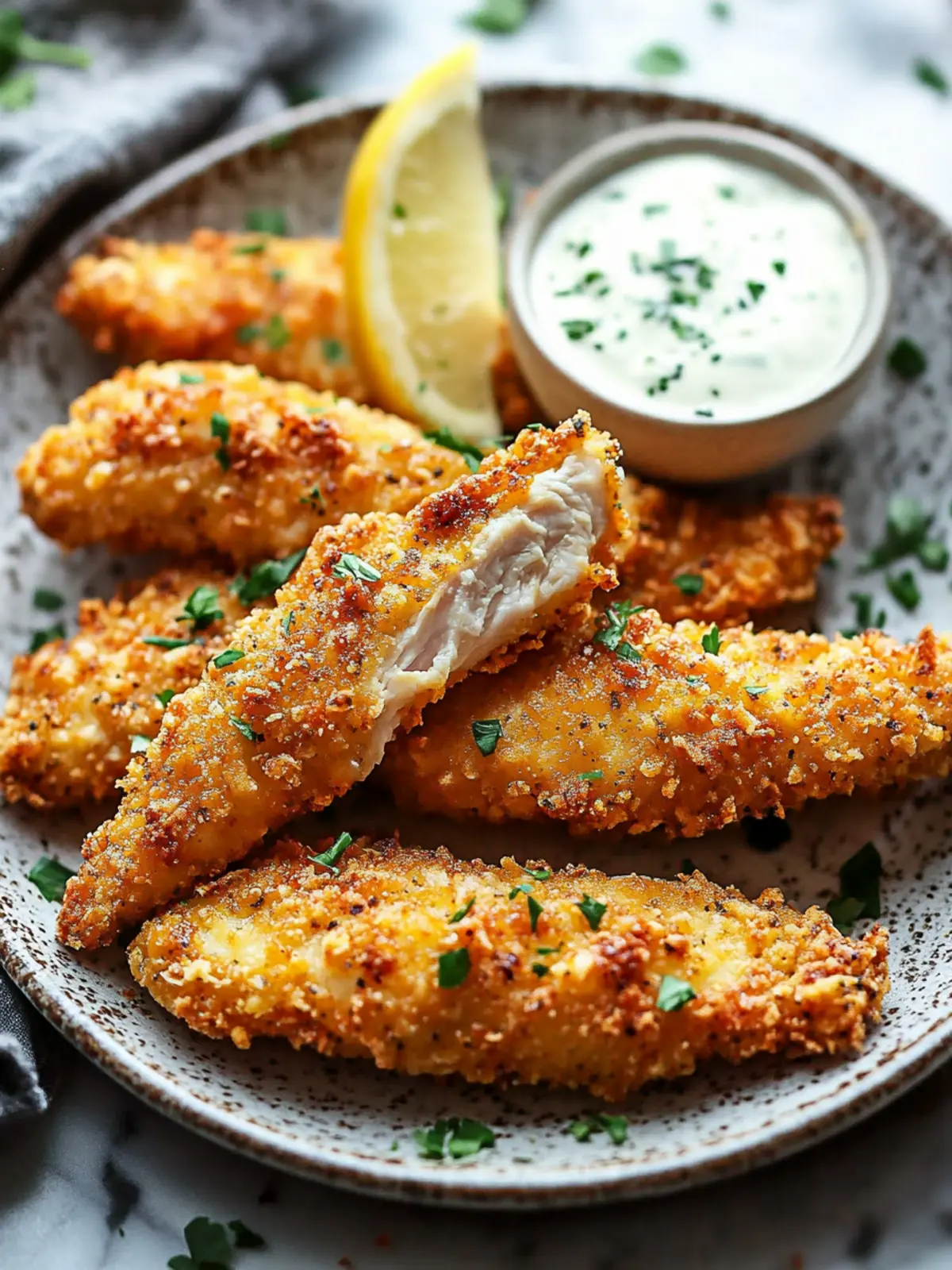 Ultimate Crispy Oven Baked Chicken Tenders - Deliciously Easy